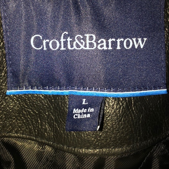 croft & barrow | Jackets & Coats | Mens Leather Jacket | Poshmark